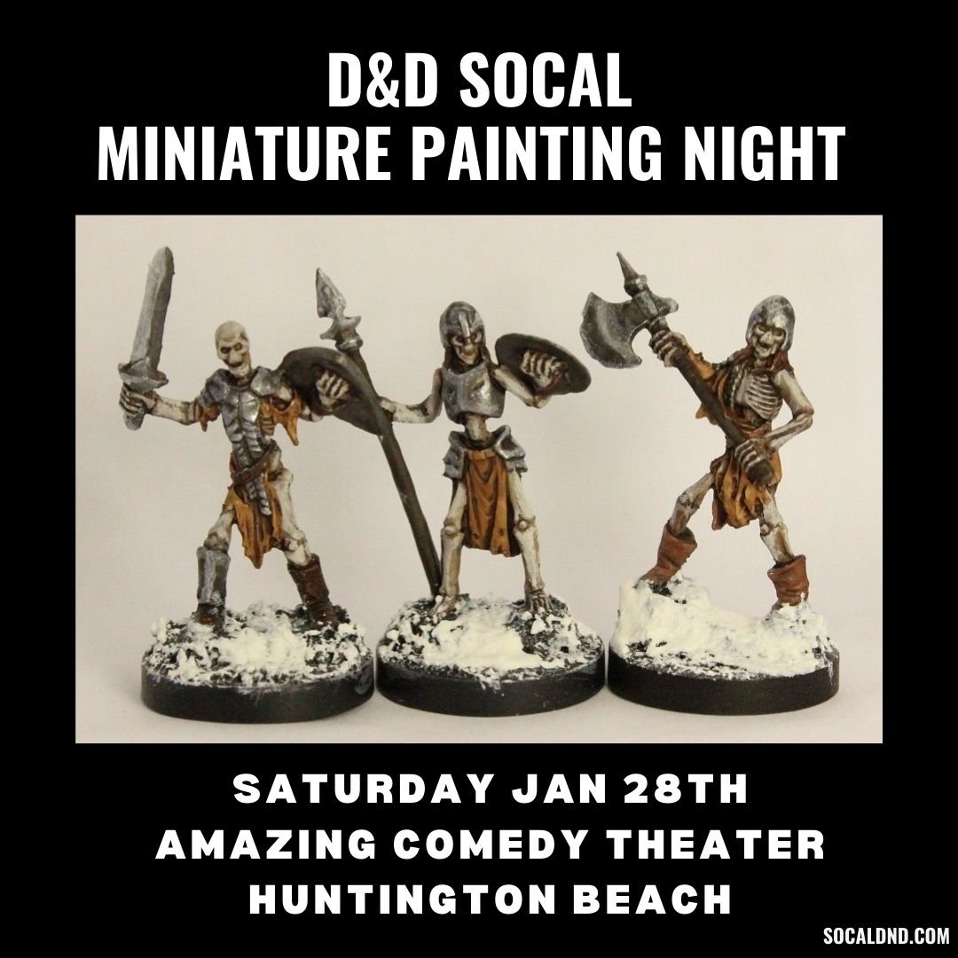 2023 Miniature Painting Night | Socal D&D